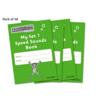 Read Write Inc. Phonics My Set 1 Speed Sounds Book Pack of 30 by Ruth ...