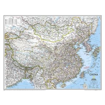 China Classic Tubed by National Geographic Maps National Geographic ...