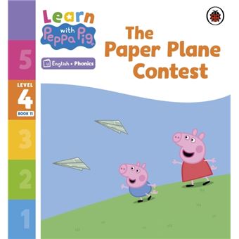 Learn with Peppa Phonics Level 4 Book 11 The Paper Plane Contest ...