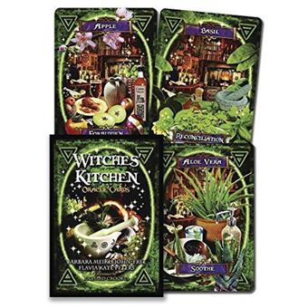 Witches Kitchen Oracle Cards by Barbara Meiklejohn Free & Flavia Kate ...