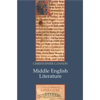 Middle English Literature by Cannon & Christopher Fellow of Girton ...