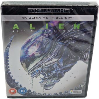 Alien 4K Ultra HD + Blu-ray Ridley Scott, Sigourney Weaver [-18] Region ...