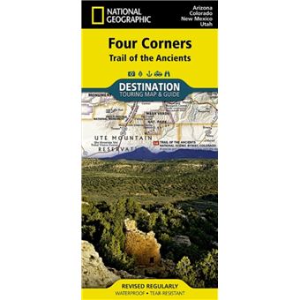 Four Corners Destination Map by National Geographic Maps National ...