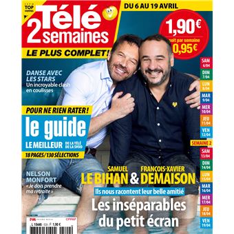 Abonnement au magazine Télé 2 semaines - 1 an 26 numéros Prisma media ...