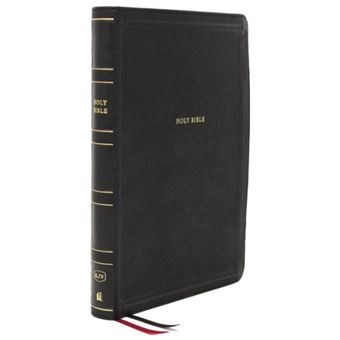 KJV Holy Bible Giant Print Thinline Bible Black Leathersoft Red Letter ...