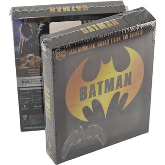 Batman 1989 4K Ultra HD Blu-ray +Blu-ray SteelBook Titans of Cult Jack Nicholson - Blu Ray ...