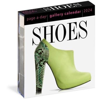 Shoes PageADay Gallery Calendar 2024 by Workman Calendars Workman ...