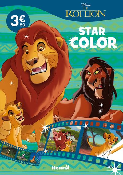 Le Roi lion - Disney Le Roi Lion - Star Color (Simba, Mufasa et Scar ...