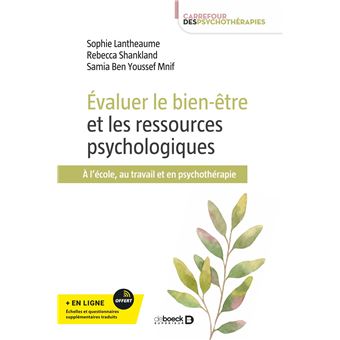Évaluer le bien-être et les ressources psychologiques À l'école, au ...