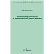 Terminologie grammaticale et nomenclature des formes verbales - broché ...
