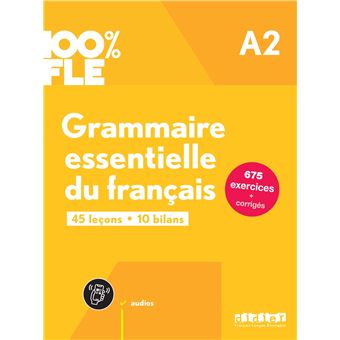 100% FLE - Grammaire essentielle du français A2 - livre + didierfle.app ...