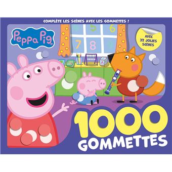 Peppa Pig - 1000 gommettes - Dernier livre de Hasbro - Précommande ...