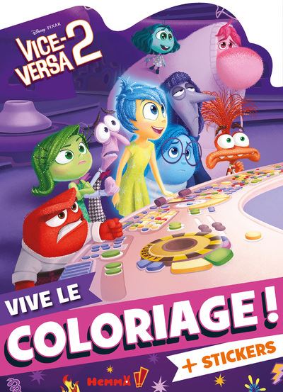 Vice Versa - Disney Pixar Vice-versa 2 - Vive le coloriage ! - Collectif - broché - Achat Livre ...