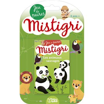 Jeux mistigri animaux sauvages - Collectif - Achat Livre | fnac