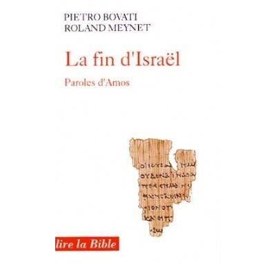 La fin d'israël - broché - Pietro Bovati, Roland Meynet - Achat Livre ...