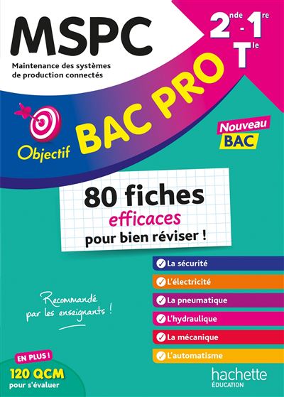 Objectif Bac pro MSPC (2de - 1re - Term) - Fiches - Nouveaux programmes bac 2026 - broché - Aziz ...