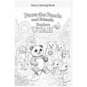Paws the Panda and Friends Explore Utah Coloring Book - ebook (ePub ...