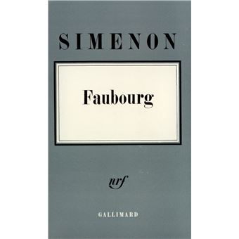 Faubourg - Georges Simenon - Achat Livre | fnac