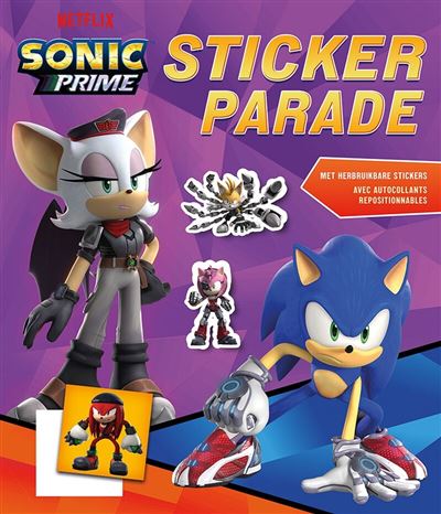SONIC PRIME STICKER PARADE - broché - Achat Livre | fnac