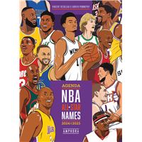 1 avis sur Agenda illustré NBA ALL STAR NAMES septembre 2024 ...