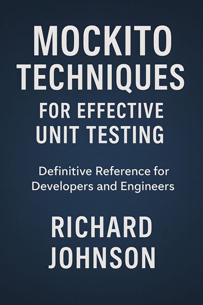Mockito Techniques for Effective Unit Testing Definitive Reference for ...