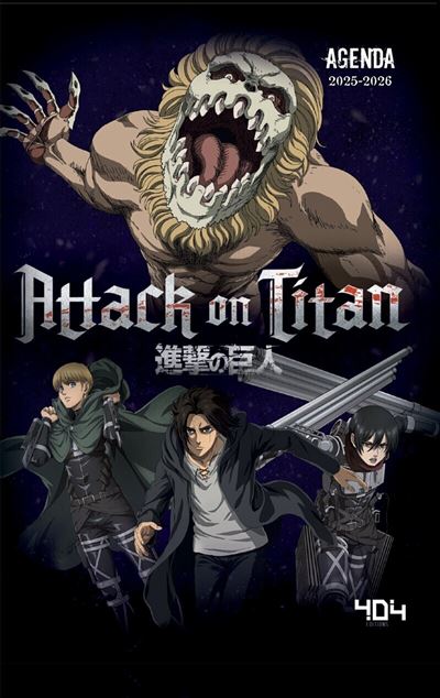 L'Attaque Des Titans - Attack On Titan - Agenda Attack on Titan 2025 ...