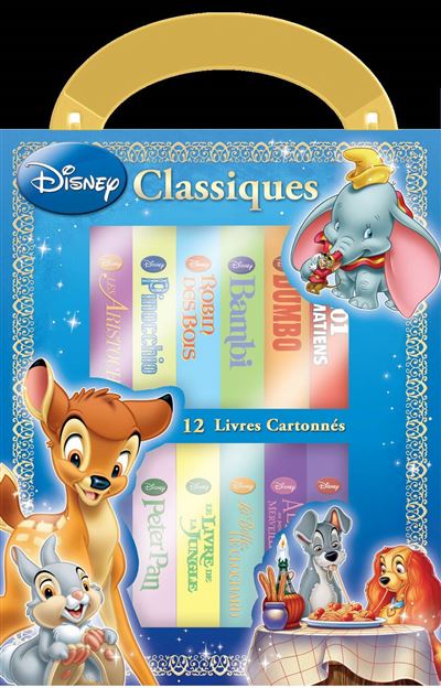 Disney - ma premiere bibliotheque 12 livres cartonnés Tome 1 - Coffret ...