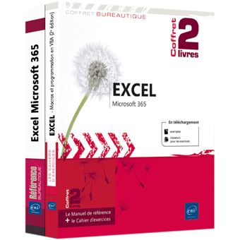 Excel Microsoft 365 - Coffret de 2 livres : Le Manuel de référence + le Cahier d'exercices sur ...