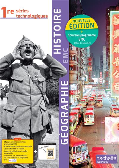 Histoire-Géographie-EMC 1re séries technologiques (manuel) - Éd. 2025 ...
