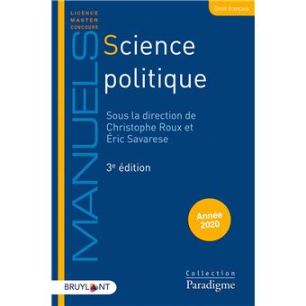 Science politique 2ème édition - broché - Christophe Roux, Eric ...