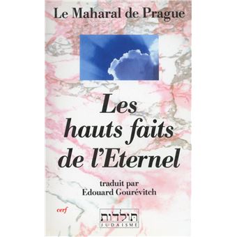 Les Hauts Faits De L éternel Le Maharal De Prague Achat Livre Fnac