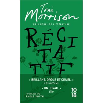 Récitatif - Poche - Toni Morrison, Zadie Smith, Christine Laferrière ...