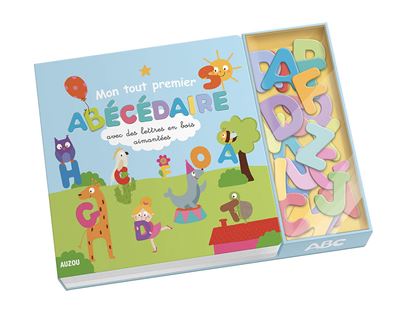 Mon tout premier abecedaire Avec des lettres en bois aimantées - broché ...