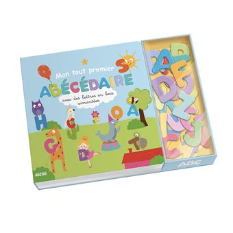 Mon tout premier abecedaire Avec des lettres en bois aimantées - broché ...