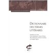 Dictionnaire des termes littéraires - broché - Collectif - Achat Livre ...