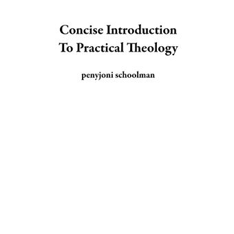 Concise Introduction To Practical Theology - ebook (ePub) - penyjoni ...