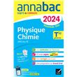 Annales du bac Annabac 2024 Physique-Chimie Tle générale (spécialité ...