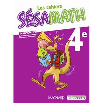 Sésamath 4e (2021) - Cahier élève - broché - Association Sésamath ...