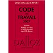 Code dalloz expert code du travail 2007 Edition 2007 avec CD-Rom ...