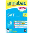Annales du bac Annabac 2024 SVT Tle générale (spécialité) Sujets ...