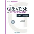 Le Grevisse de l'enseignant - 1000 exercices de grammaire - broché ...