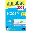 Annales du bac Annabac 2024 HGGSP Tle générale (spécialité) Sujets ...