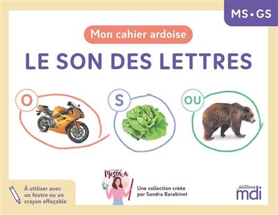 La classe de Moscaia - Mon cahier ardoise - Apprendre le son des ...