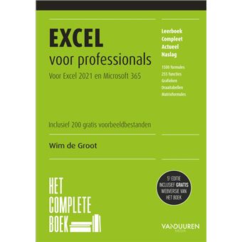 Het complete boek - Voor Excel 2021 en Microsoft 365 - Het complete boek: Excel voor ...