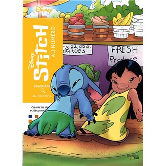 Coloriages au numéro - Stitch Colorie les chiffres et découvre l'image ...