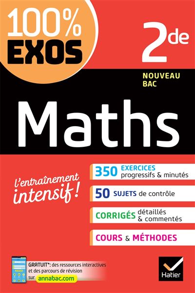 Maths 2de Exercices résolus - Nouveau programme de Seconde - broché ...