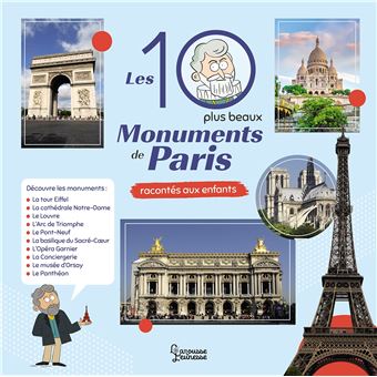 Les 10 plus beaux monuments de Paris - cartonné - Hélène Le Héno ...