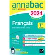 Annales du bac Annabac 2024 Français 1re technologique (bac de français ...