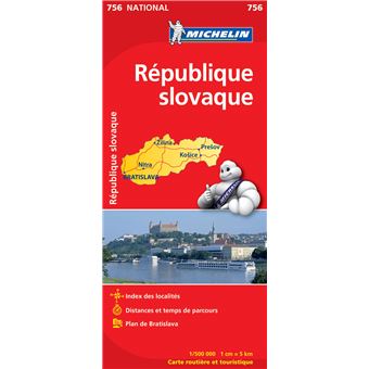 Carte Nationale Republique slovaque / Slovak Republic - broché ...