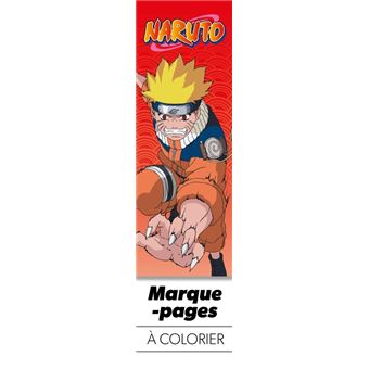 Naruto - rouge - Marque-pages à colorier Naruto Vol. 2 (Rouge) - Naruto ...